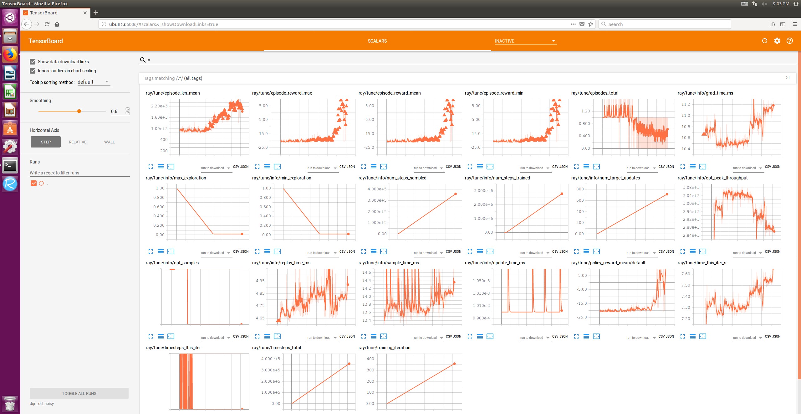 Add noisy network and distributional Q-learning to implement Rainbow by ...