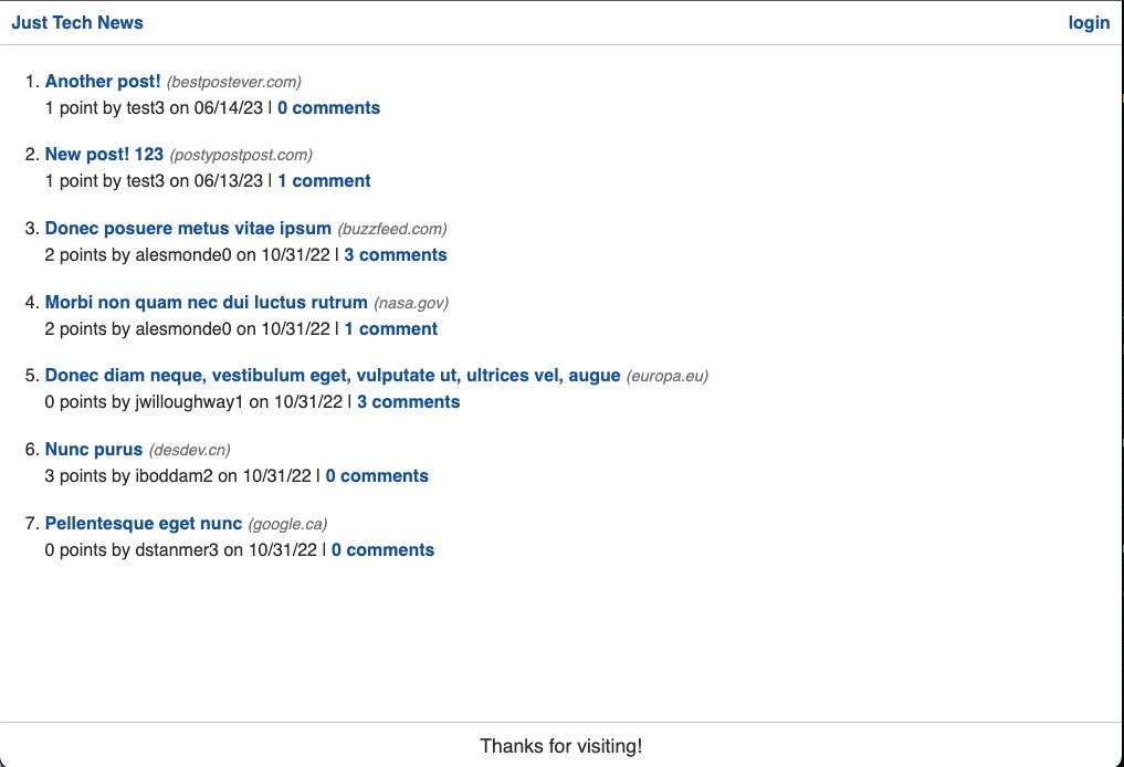 GitHub - Samantha-Ruth/Python-Newsfeed: A Tech Blog were individuals can log in, post ...