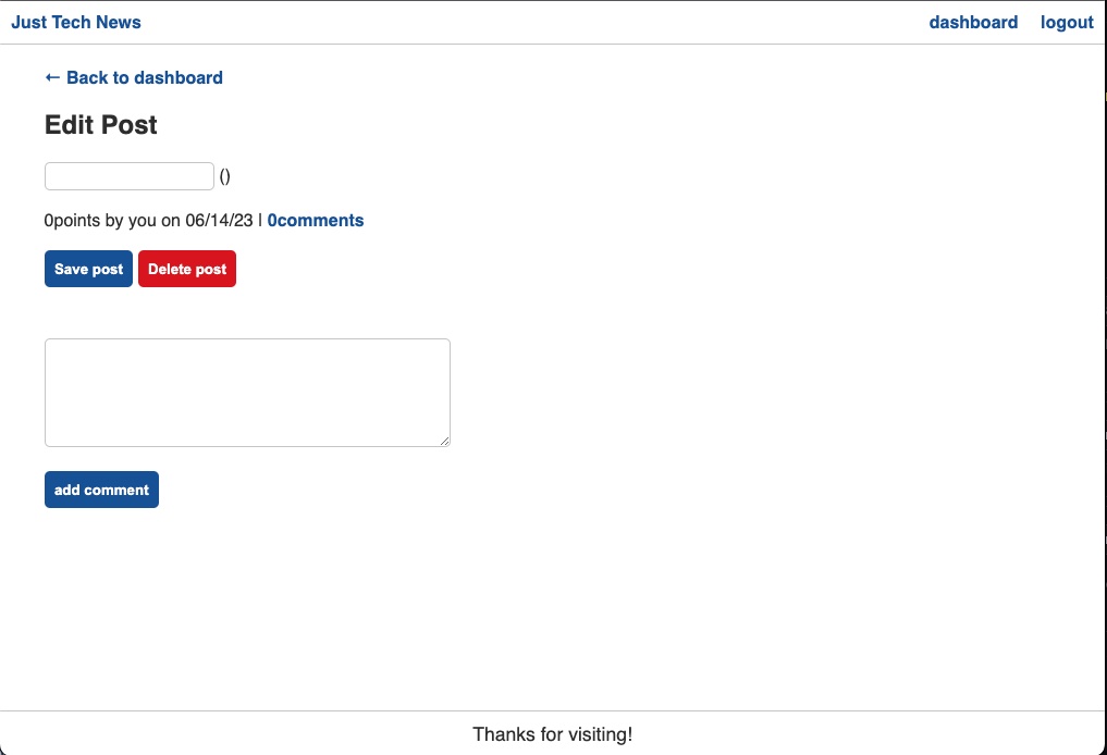 GitHub - Samantha-Ruth/Python-Newsfeed: A Tech Blog were individuals can log in, post ...