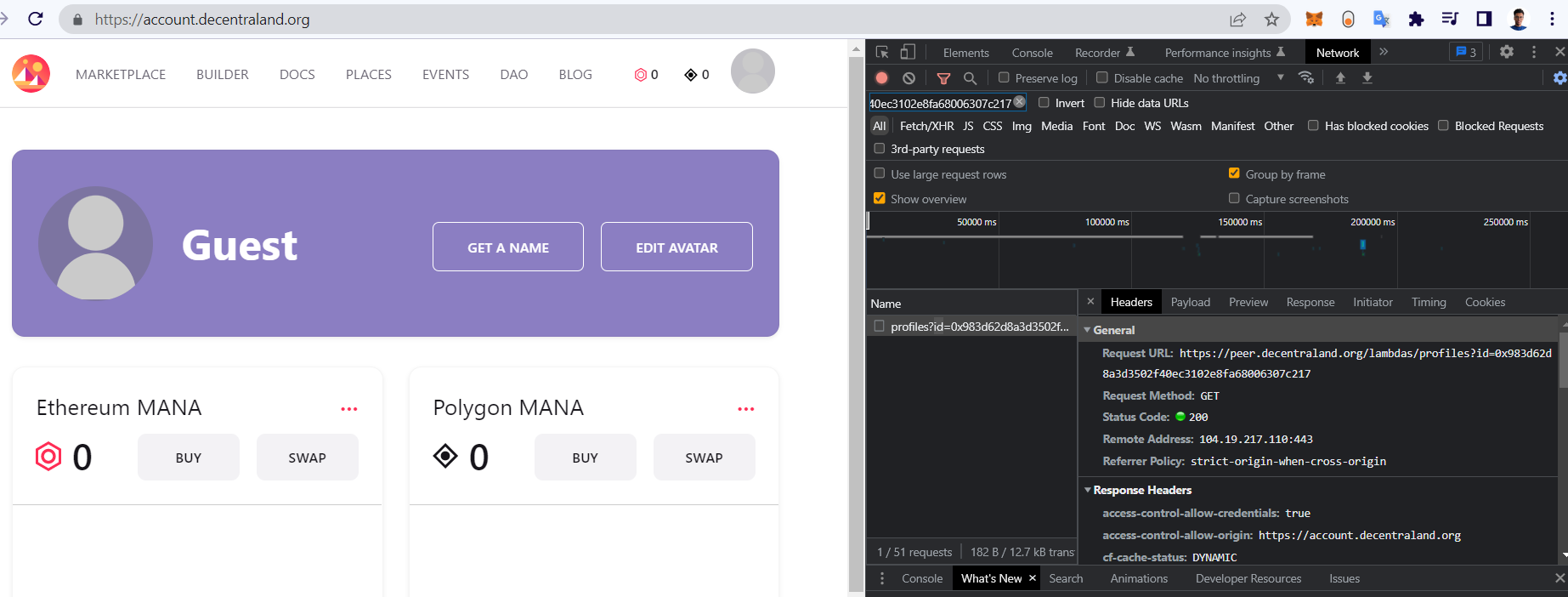 Can not get my avatar · Issue #571 · decentraland/issues · GitHub