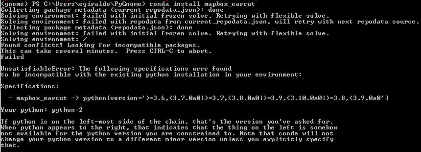 Installation problems · Issue #86 · NOAA-ORR-ERD/PyGnome · GitHub