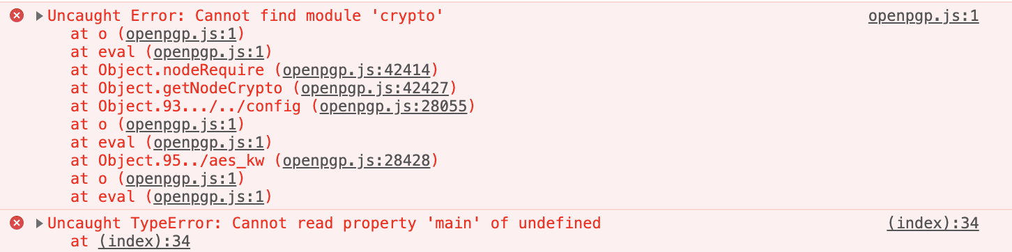 Openpgp Does Not Work On Electron After 454 Due To Node Detection · Issue 1106 · Openpgpjs