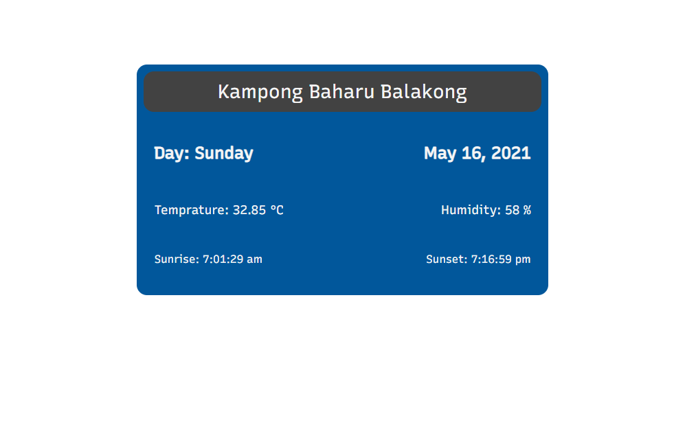 GitHub - EugeneGohh/Weather-info-generator: A weather info generator ...