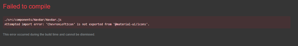 Attempted import error · Issue #26674 · mui/material-ui · GitHub