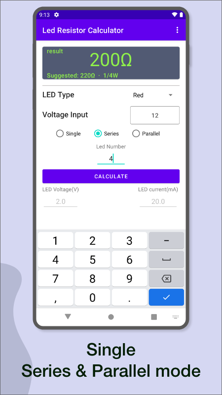 GitHub - Helaluzzaman/LEDResistorCalculator: Android application LED resistor calculator.