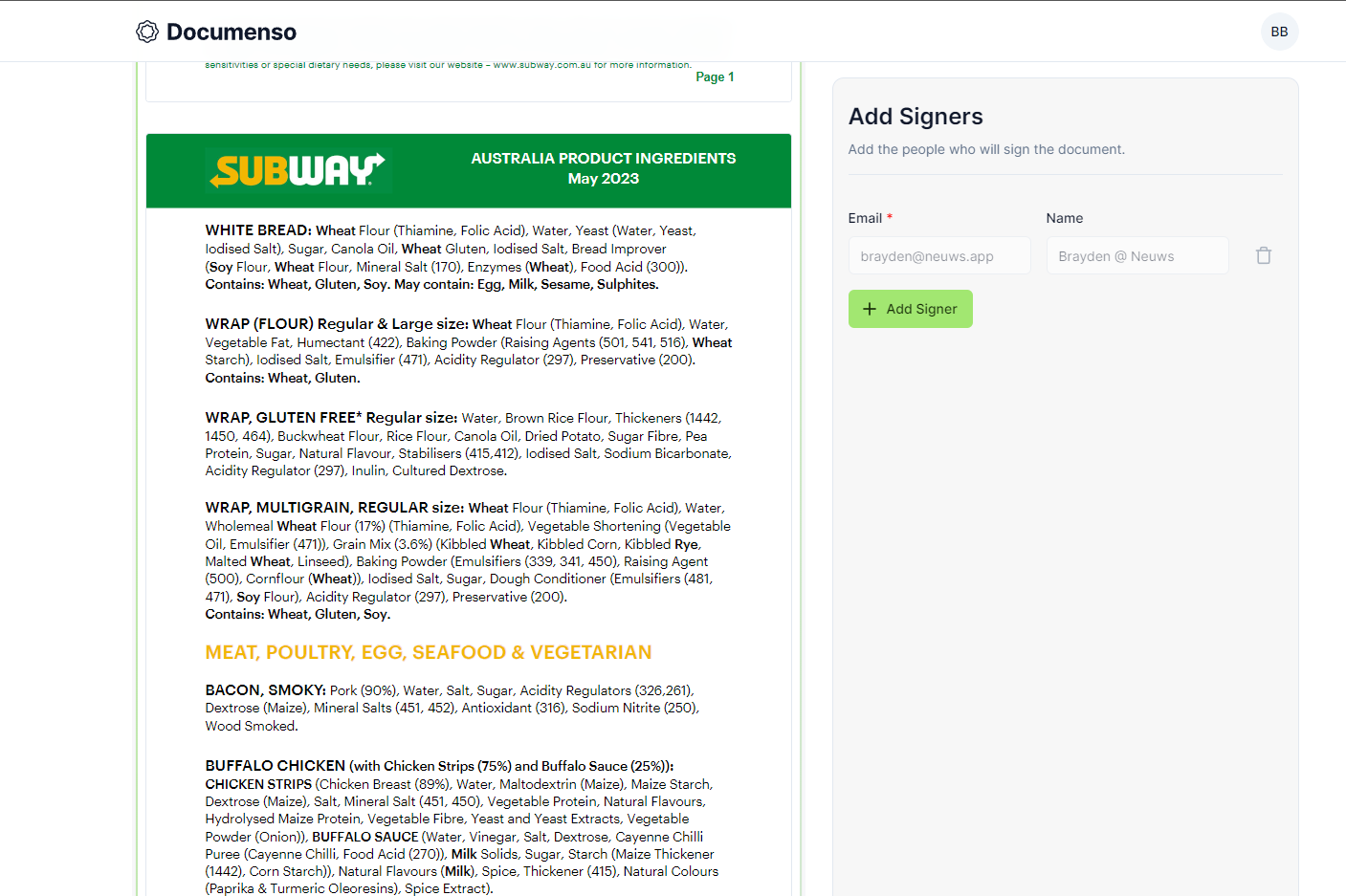 [Staging] Signee doc version doesn't have sticky signing area · Issue #432 · documenso/documenso ...
