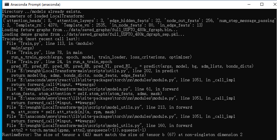 RuntimeError: The size of tensor a (52) must match the size of tensor b (90) at non-singleton ...