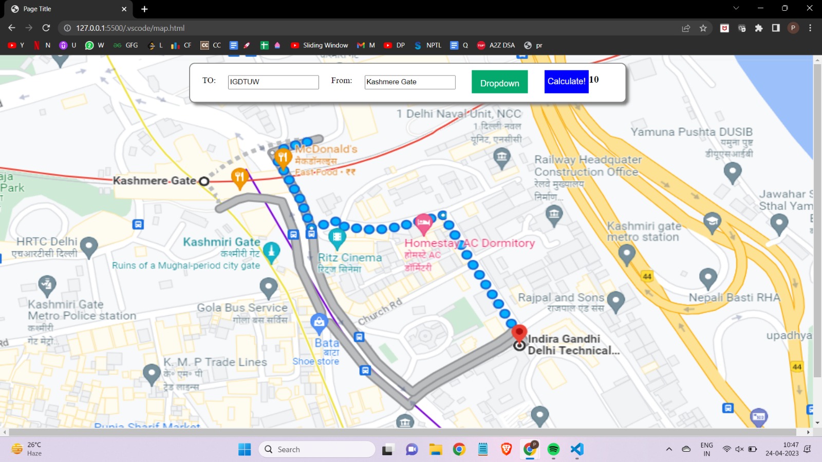 GitHub - akshita172/Local-Sawari: The website will provide users with the current fare prices ...