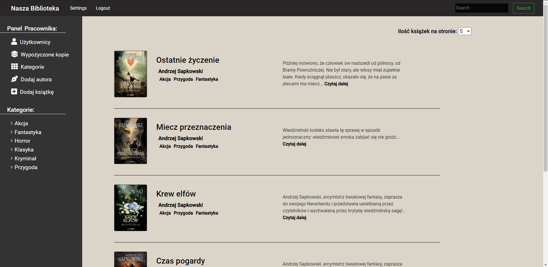 GitHub - Intensivee/library-manager: Rest-Api built with SpringBoot and Angular. Application use ...