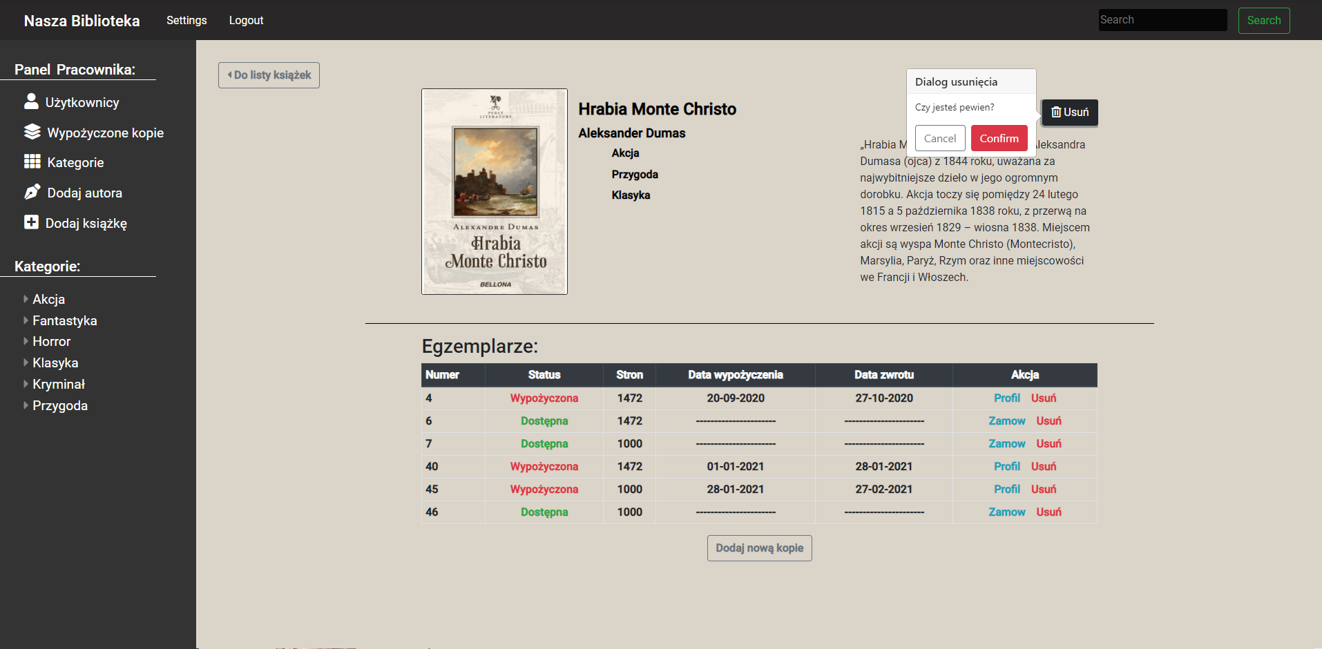 GitHub - Intensivee/library-manager: Rest-Api built with SpringBoot and Angular. Application use ...