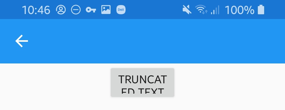 Bug Android Button Truncated With Long Text · Issue 10421 · Xamarinxamarinforms · Github