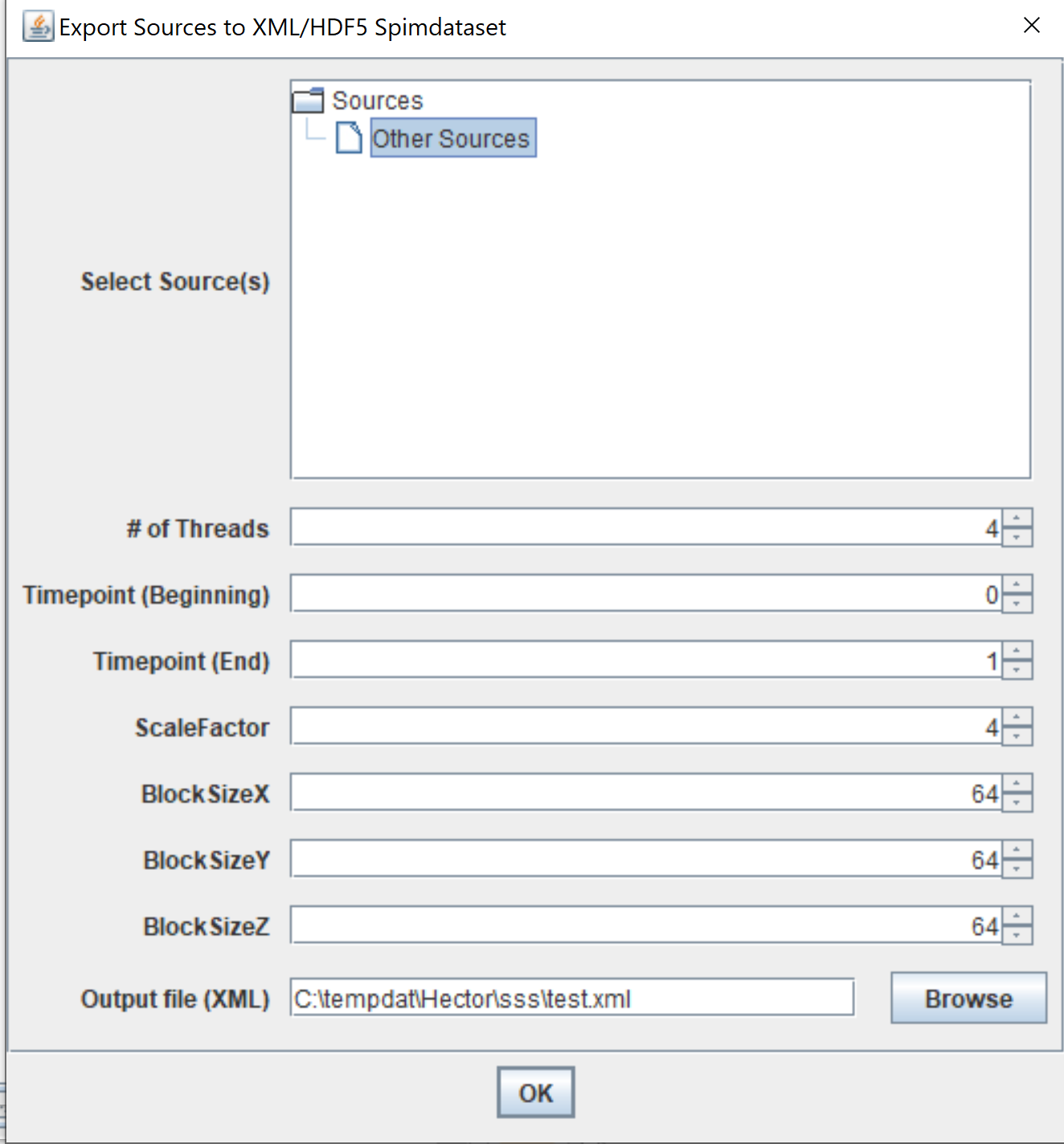 Timepoint index arguments when exporting SpimData to XML/HDF5 · Issue #147 · bigdataviewer ...
