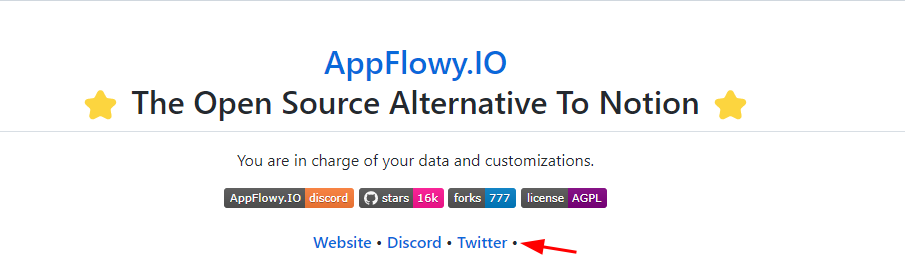 [Bug] Improvement on the README · Issue #291 · AppFlowy-IO/AppFlowy · GitHub