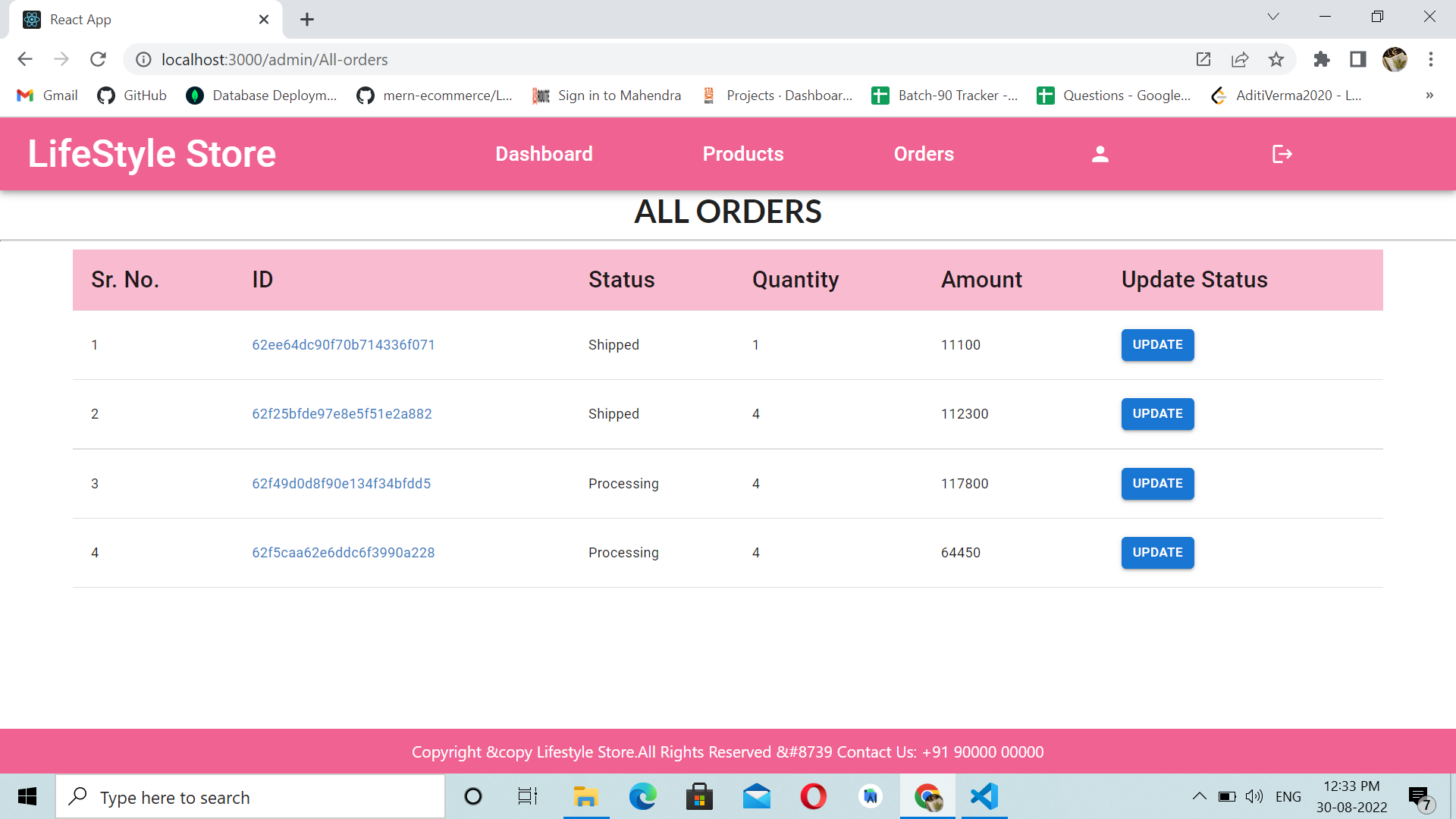 GitHub - AditiV98/MERN-Ecommerce-website