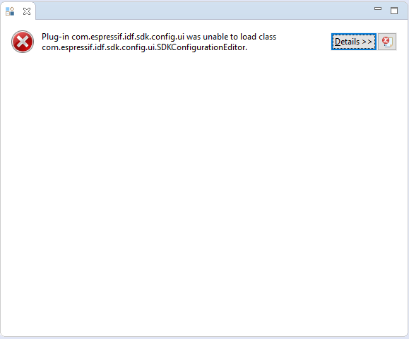 Sdkconfig Doesnt Open Because Class Cannot Be Loaded Iep 197 · Issue 92 · Espressifidf