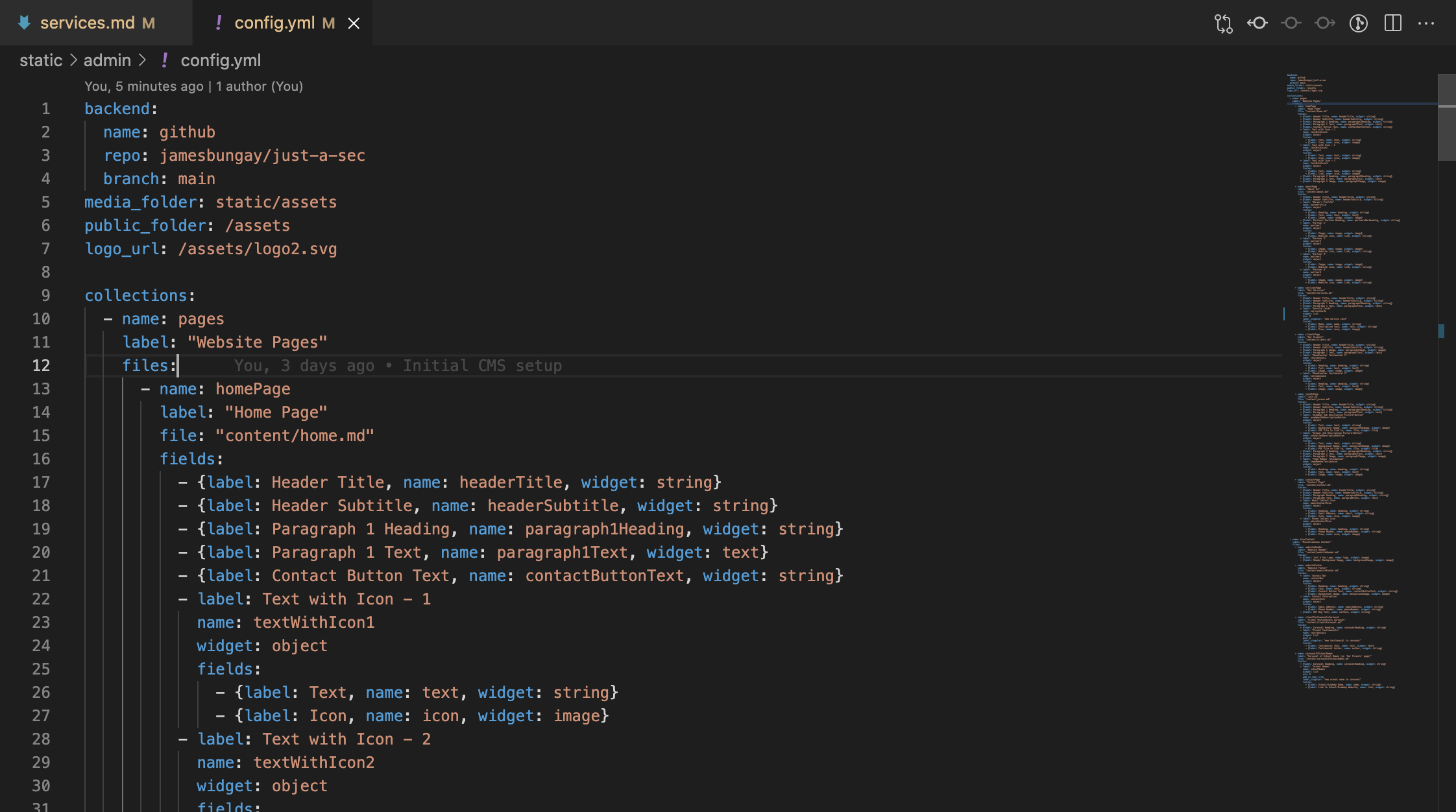 Content added directly to a markdown file with a text editor does not appear in CMS web portal ...