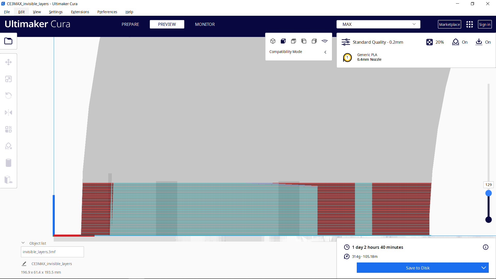 Support renders other Layers invisible in preview · Issue #12923 · Ultimaker/Cura · GitHub