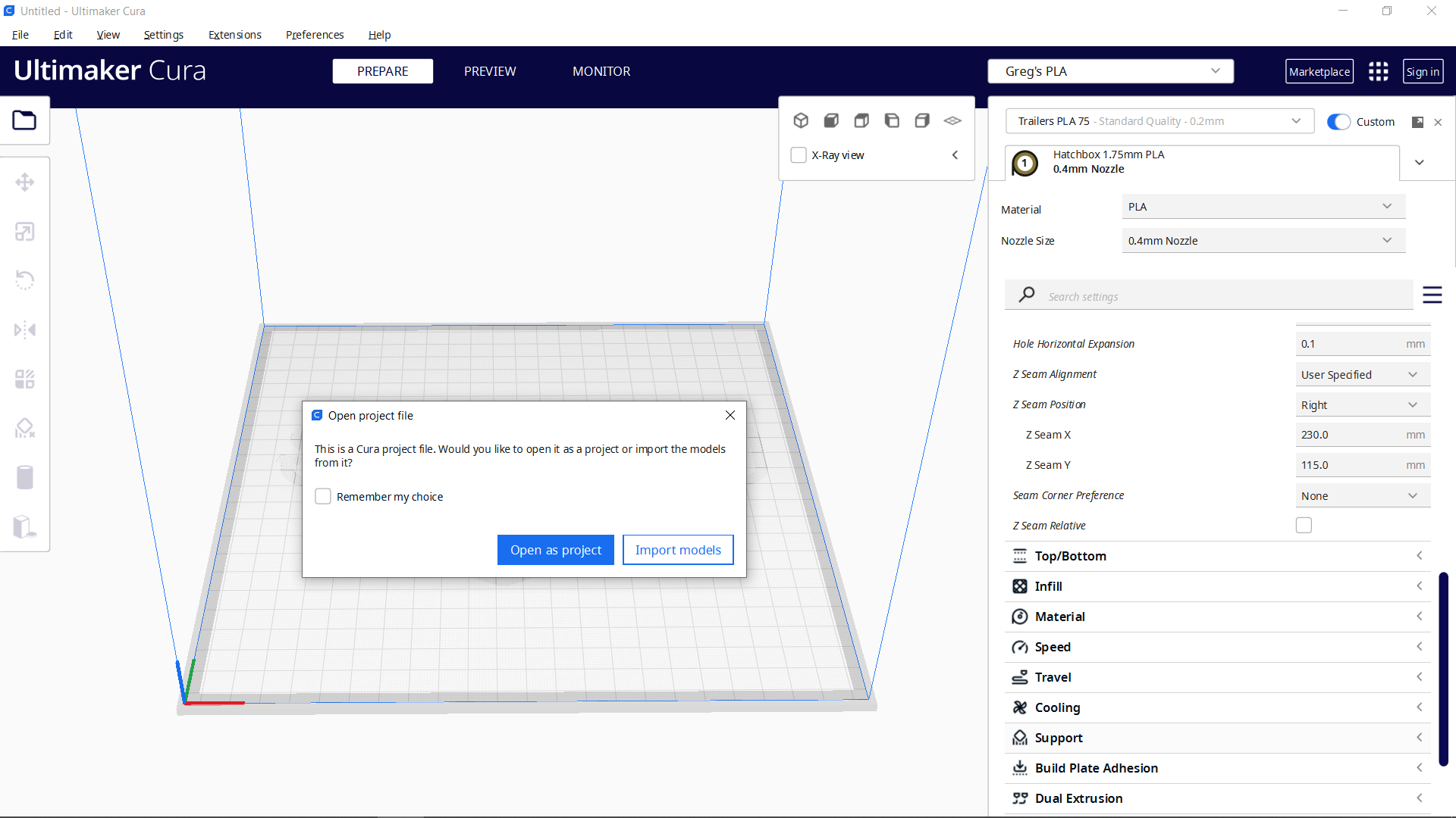.3mf files don't clearly offer load models only like it use to · Issue #12943 · Ultimaker/Cura ...