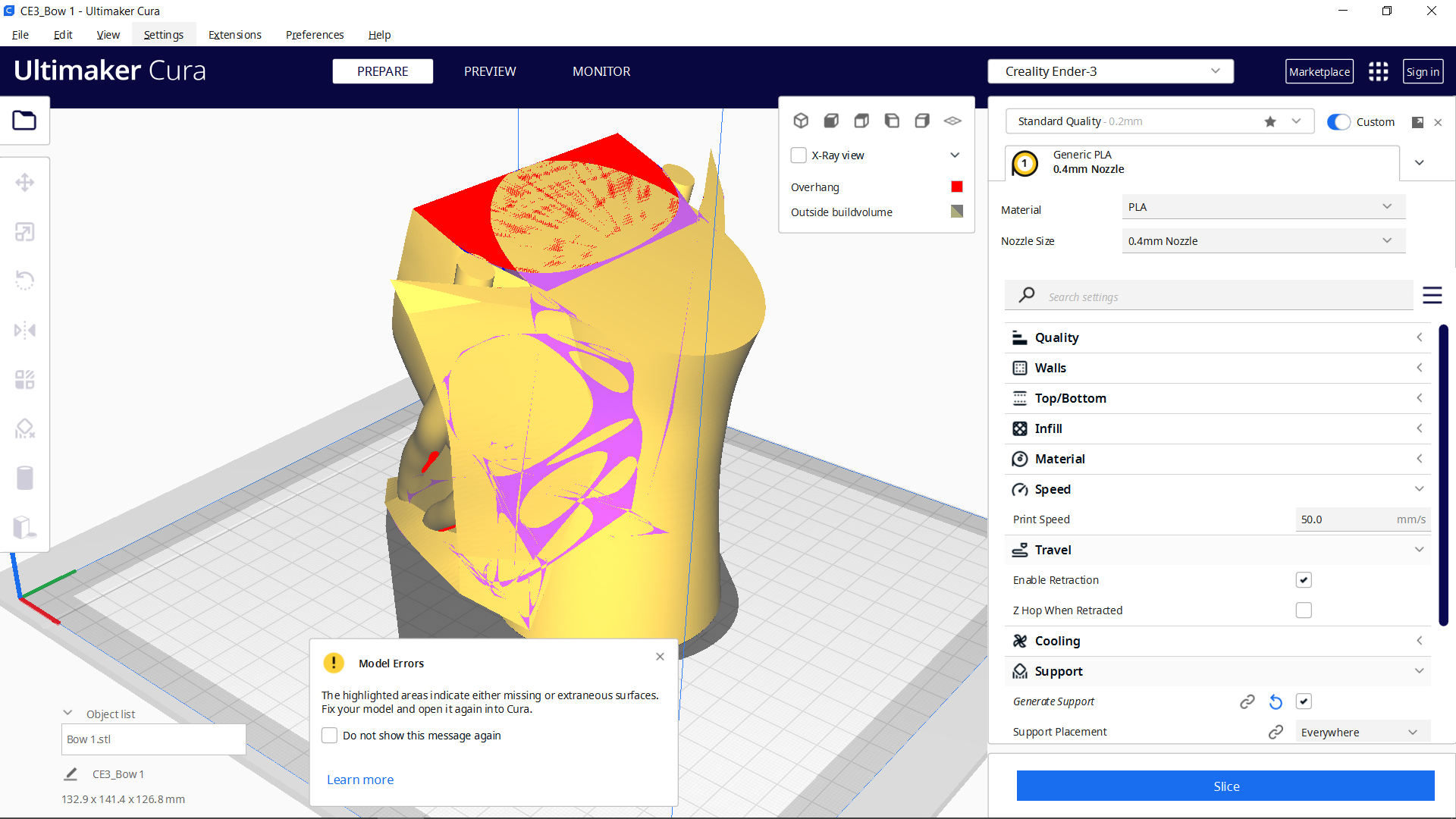 Slicing Failed With Unexpected Error · Issue 13257 · Ultimakercura · Github 7065