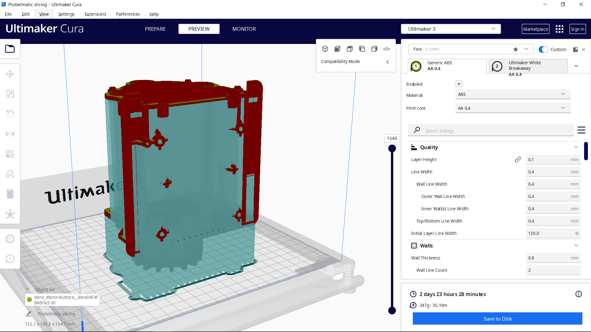 Slicing failed · Issue #13900 · Ultimaker/Cura · GitHub