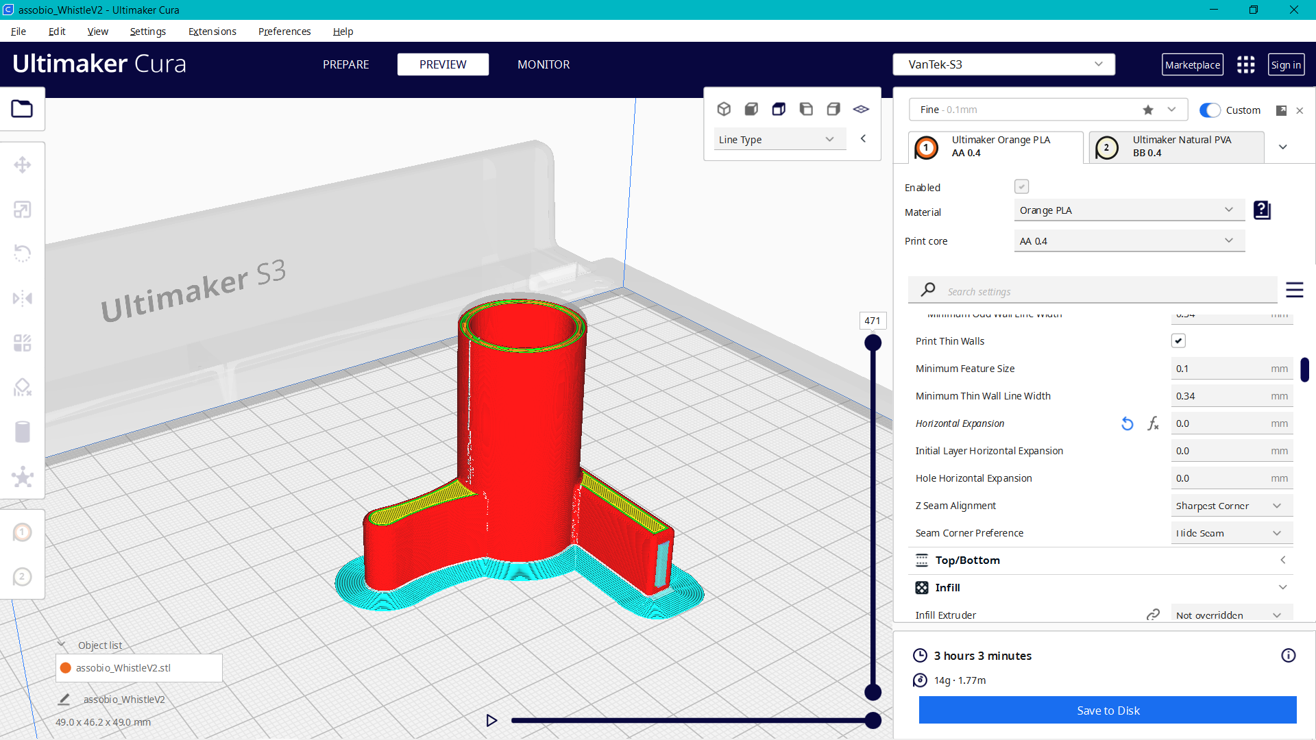 Cannot print stl only in Ultimaker 3 extended · Issue #14201 · Ultimaker/Cura · GitHub