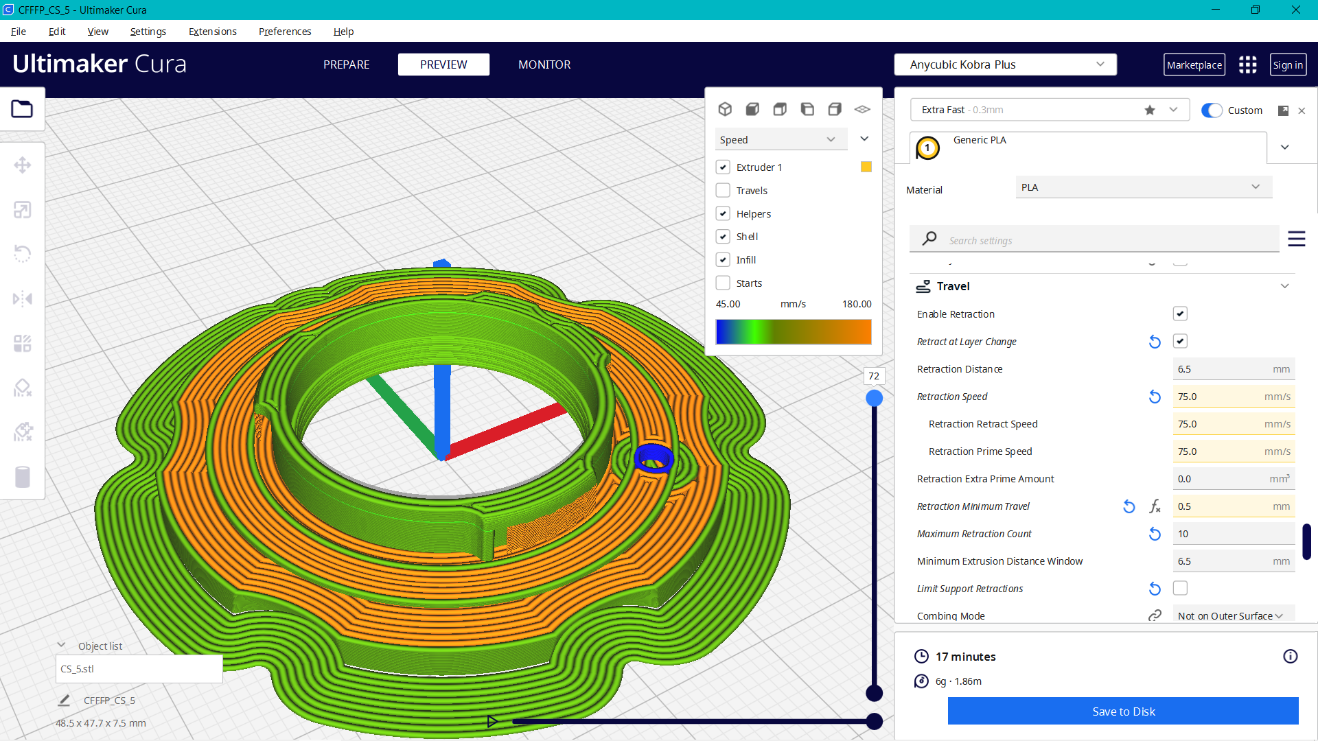 Minimum layer time below 2.5s has no effect · Issue #14583 · Ultimaker/Cura · GitHub