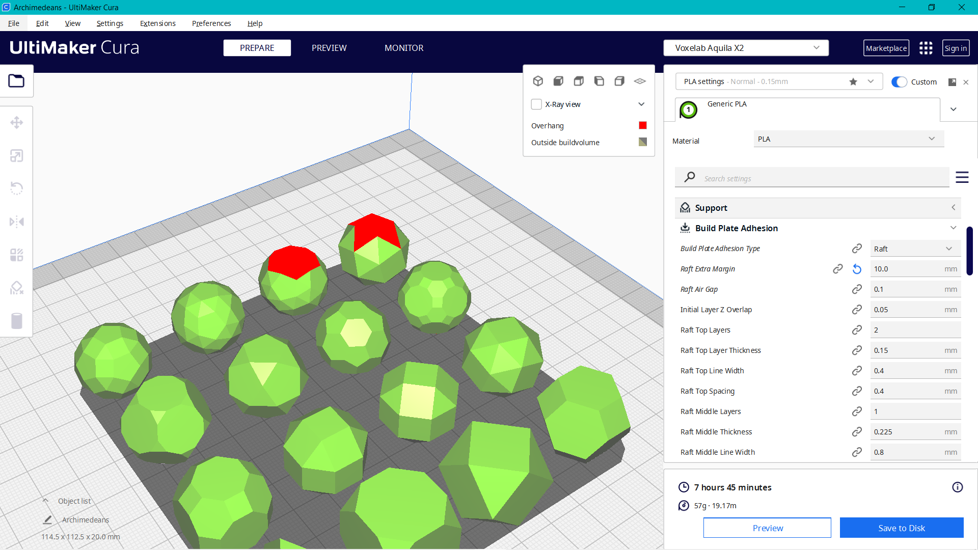 Remove Raft Inside Corners Produces Extraneous Chunks Of Raft · Issue 14635 · Ultimakercura 