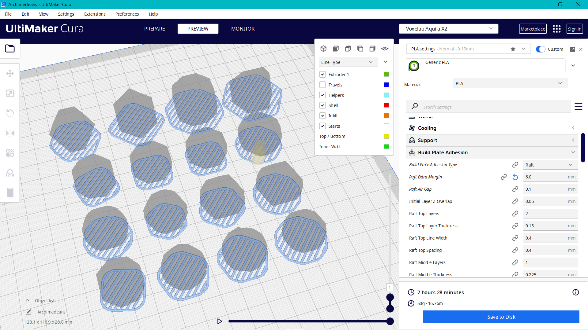 Remove Raft Inside Corners Produces Extraneous Chunks Of Raft · Issue 14635 · Ultimakercura 
