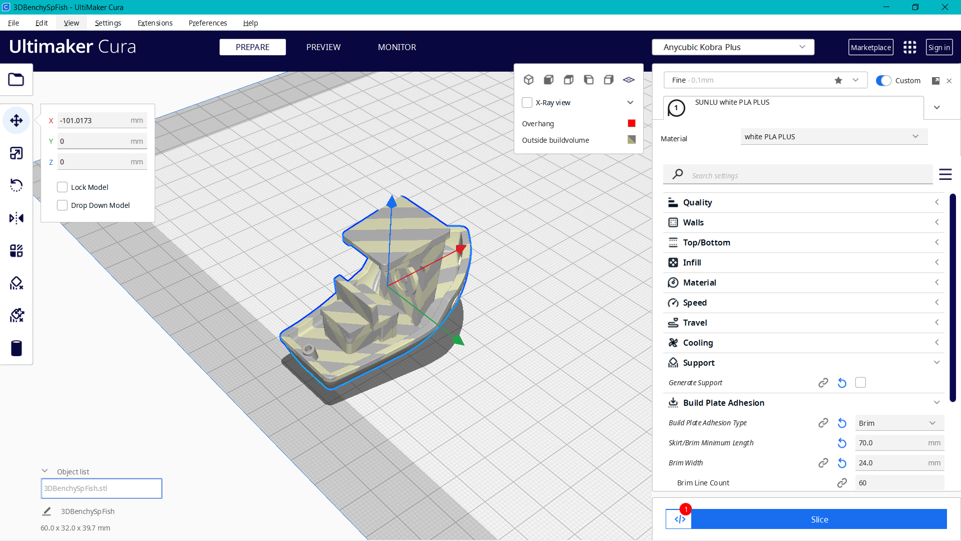 Skirt/Brim outside of build plate boundaries · Issue #14815 · Ultimaker/Cura · GitHub