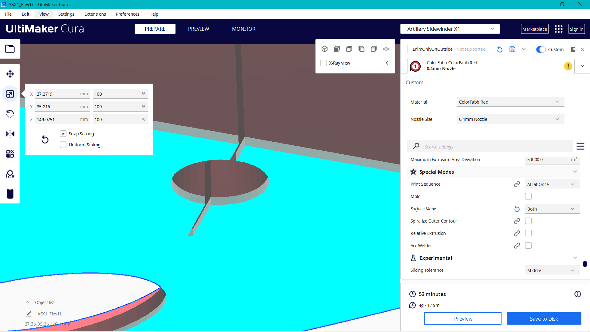 Brim Only On Outside not working · Issue #15110 · Ultimaker/Cura · GitHub