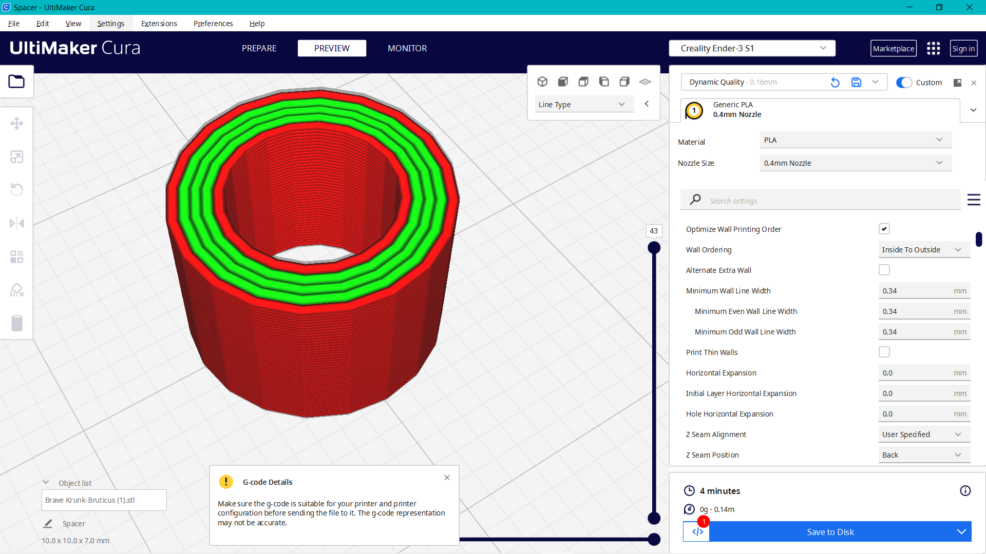 Problem slicing following shape · Issue #15417 · Ultimaker/Cura · GitHub
