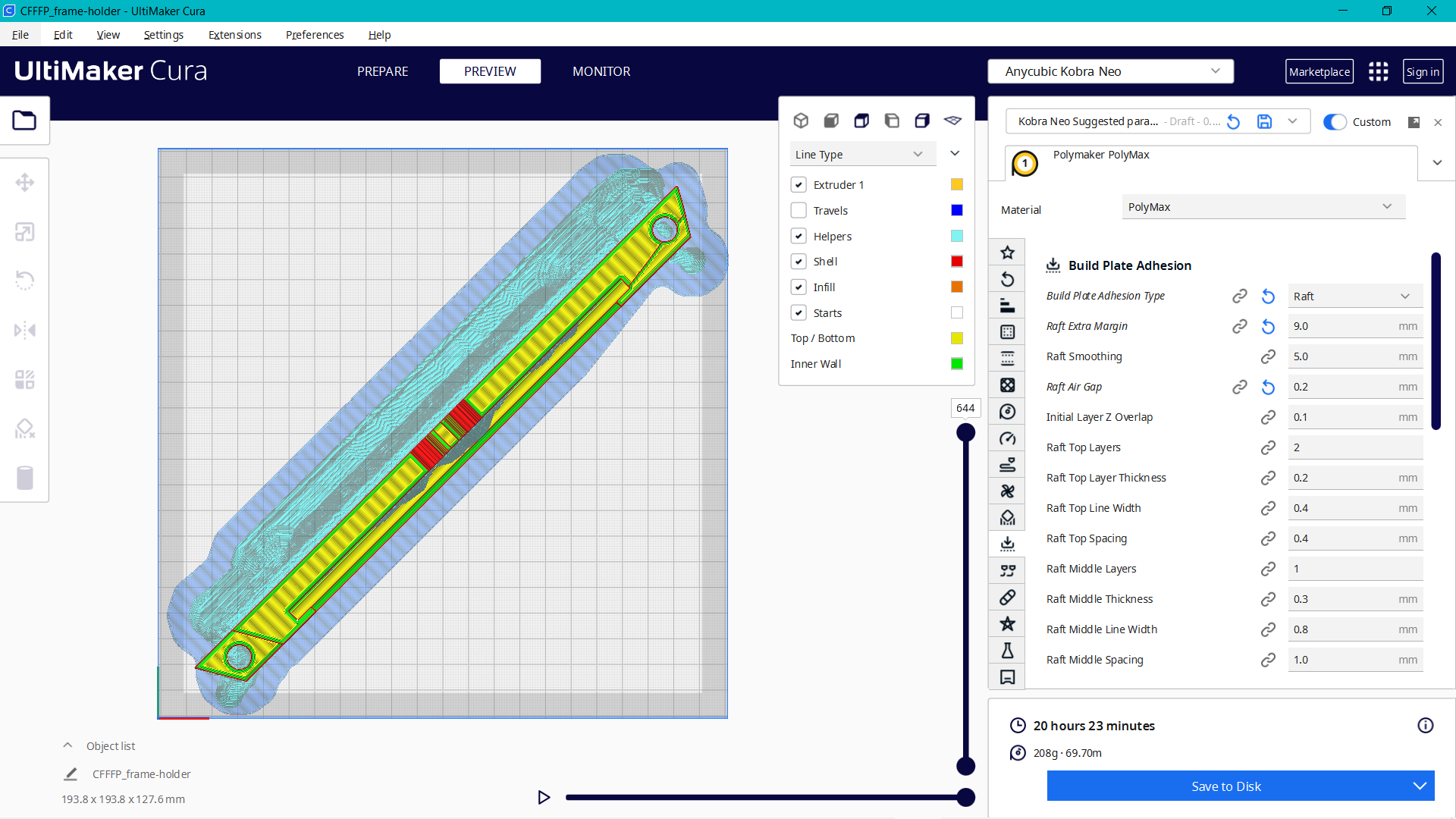 Support Raft Extends Off The B uild Plate · Issue #15971 · Ultimaker/Cura · GitHub