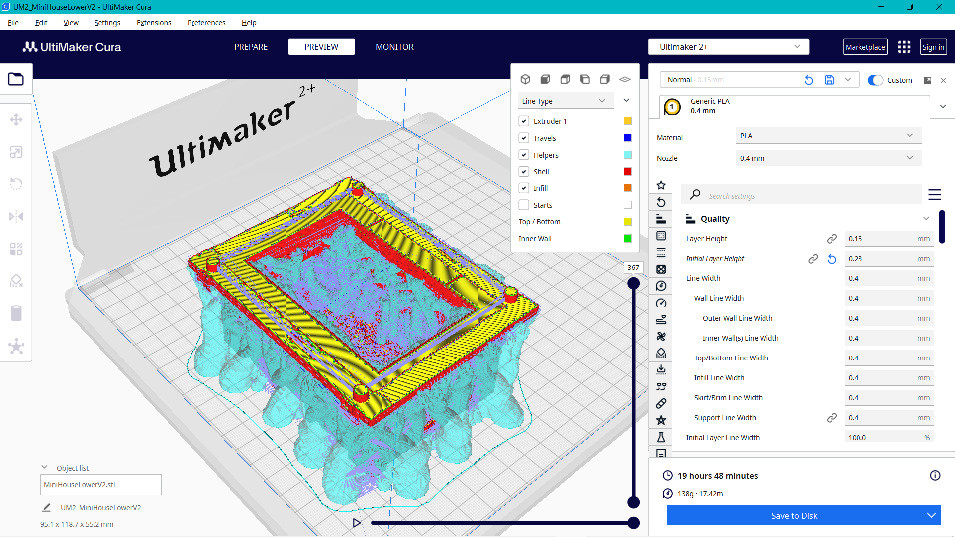 Problems With Slicing Of A Complex Model 362862 Faces · Issue 16010 · Ultimakercura · Github 