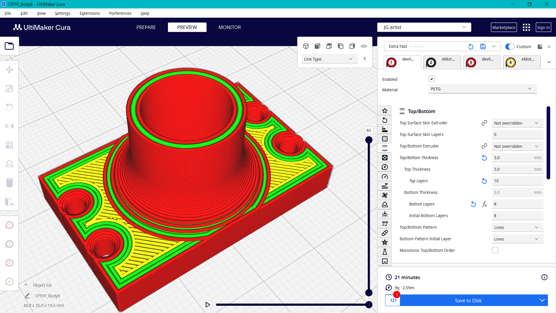 top layers are partly missing · Issue #16364 · Ultimaker/Cura · GitHub