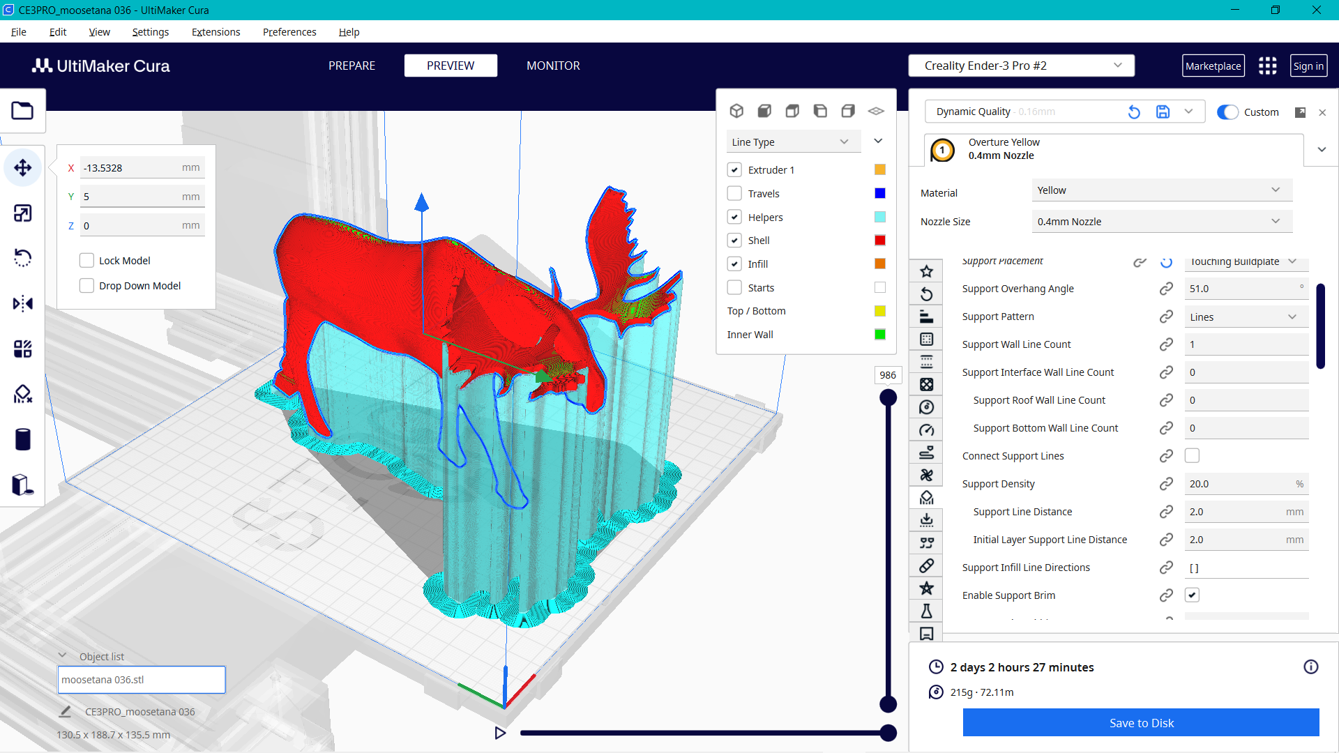 Slicing With Experimental Break Support Into Chunks · Issue 16730 · Ultimakercura · Github