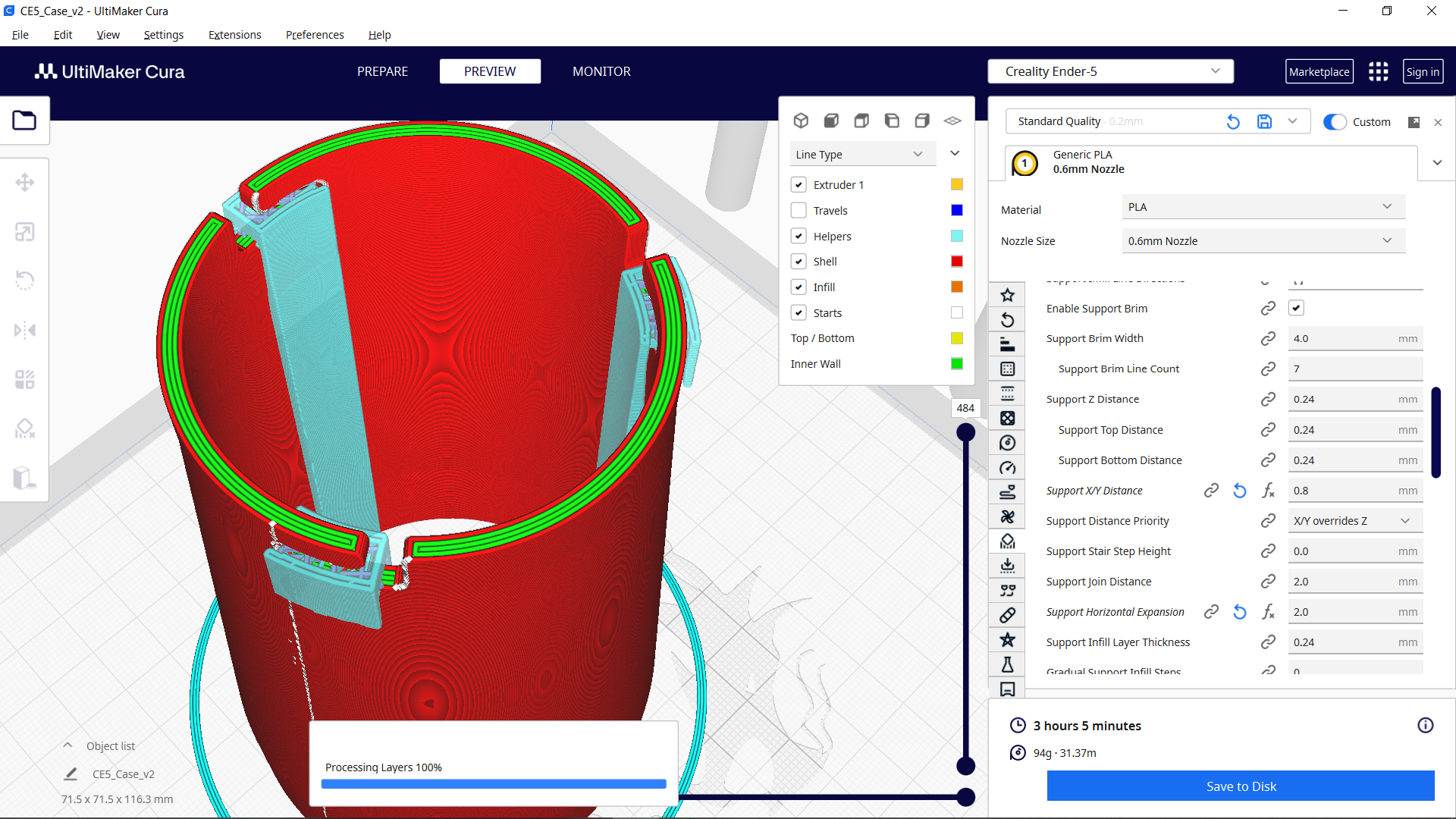 Slicer bug : Supports stop without adding value · Issue #17221 · Ultimaker/Cura · GitHub