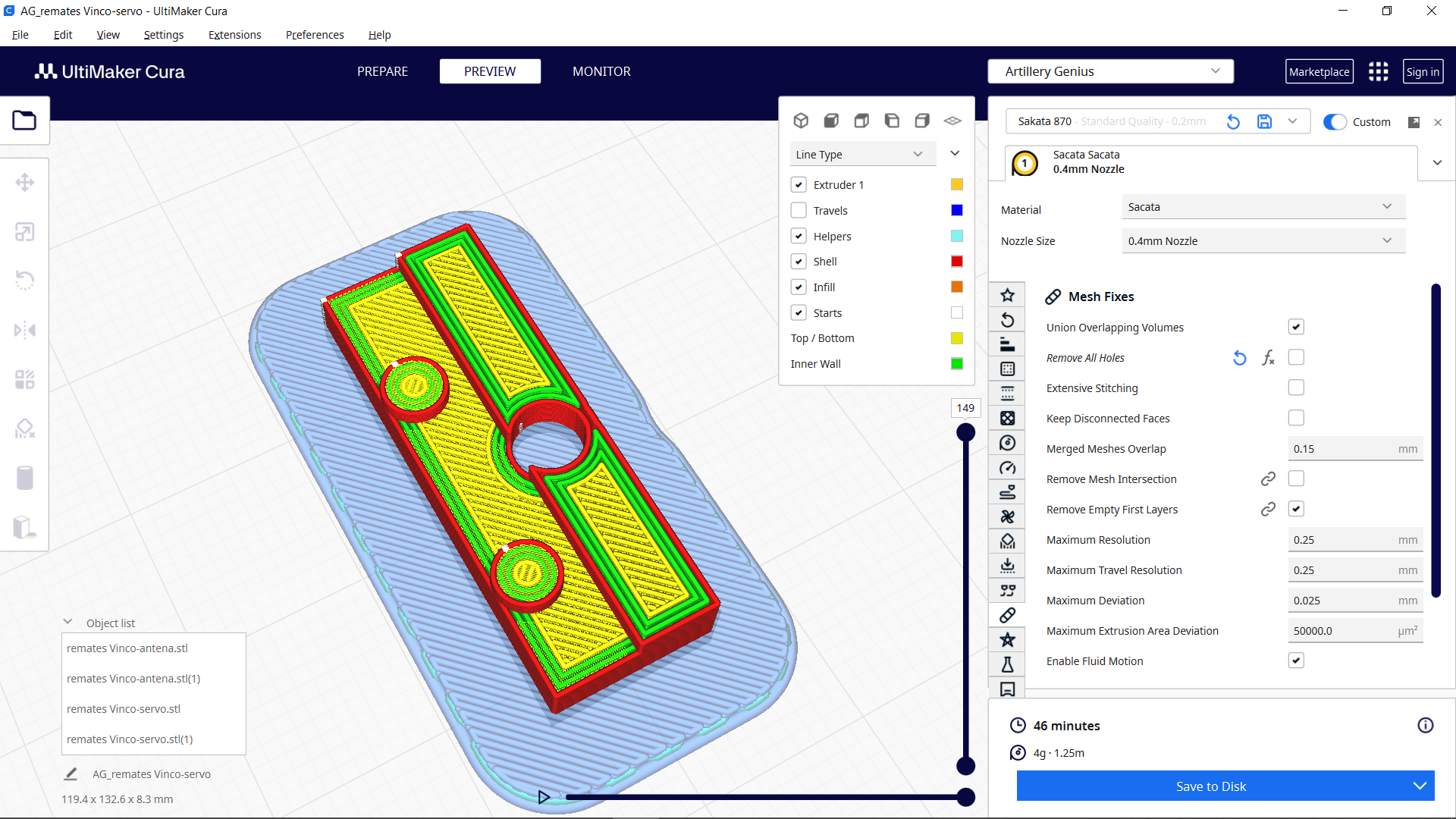 The Image In Cure Does Not Correspond To The One Supplied As Stl · Issue 17328 · Ultimaker 0741