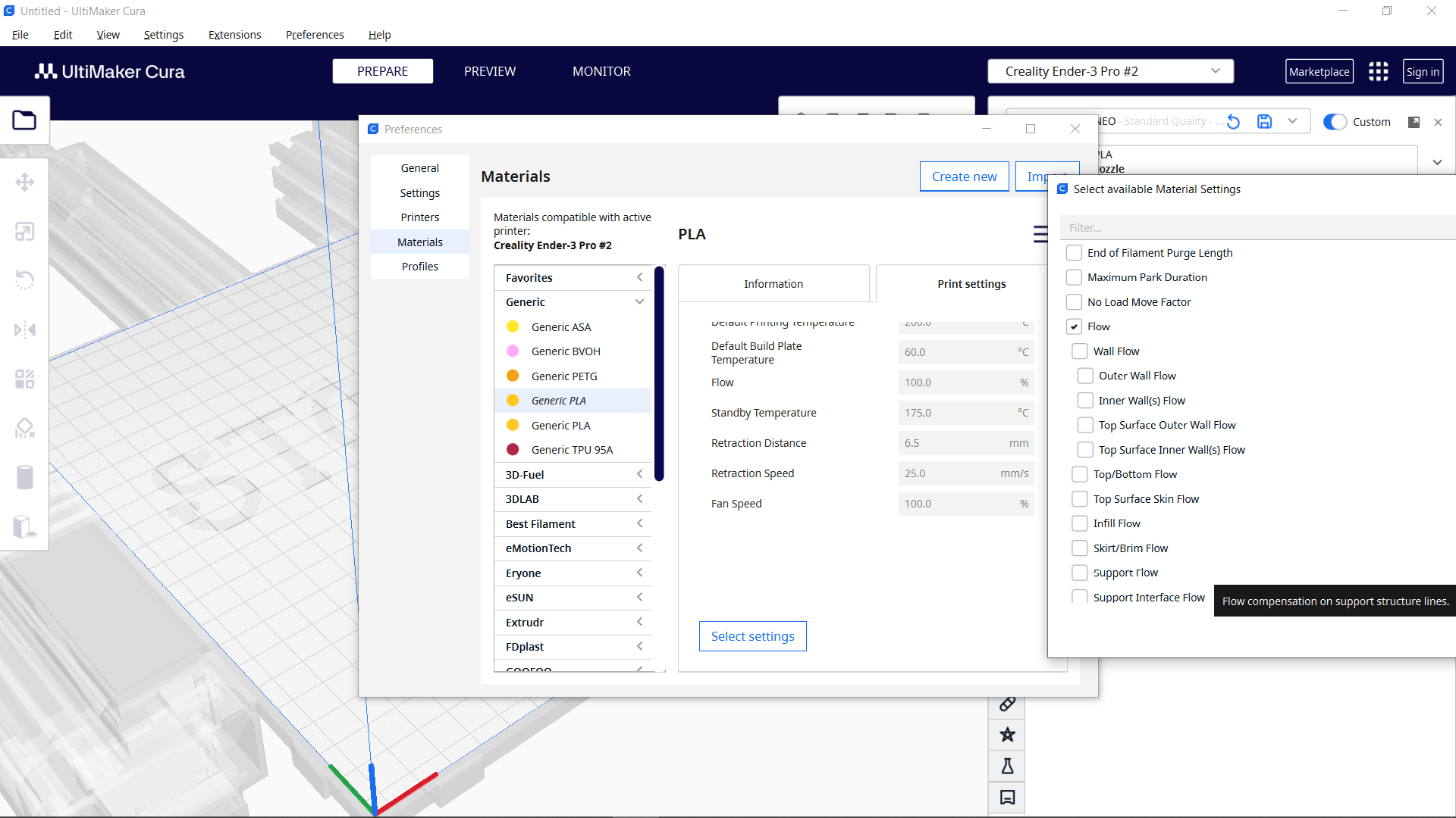 In material (filament) add option for Flow setting for each filament separate (in filament ...