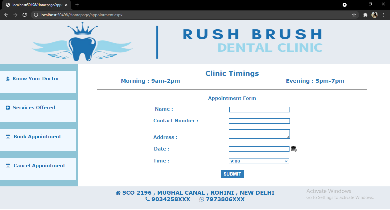 GitHub - manan1112/Dental-Appointment-Booking-System