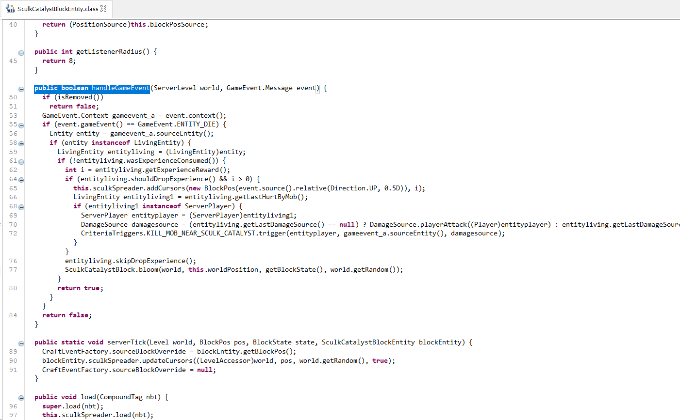 Method for Sculk Catalyst spreading Sculk · Issue #9198 · PaperMC/Paper · GitHub