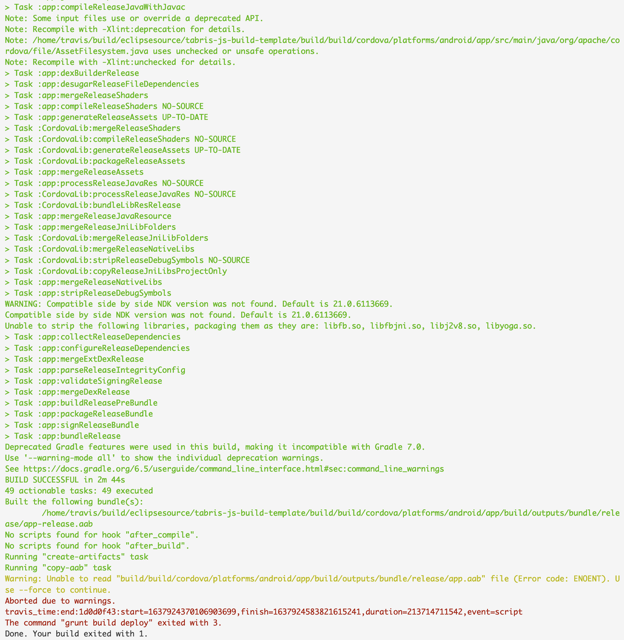 Cannot Build Android App With Tabris 3 8 On Paid Cloud Build Service · Issue 2201