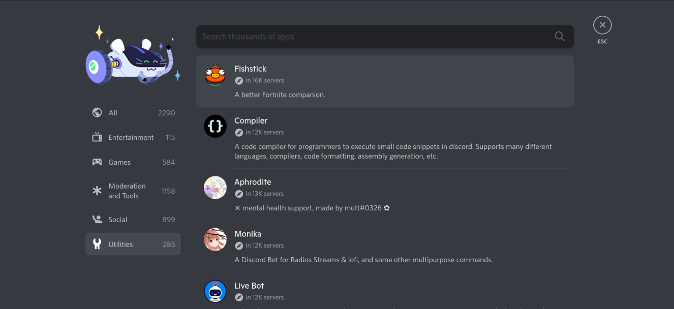 App Directory Bug, bot does not appear in category. · Issue #5565 · discord/discord-api-docs ...