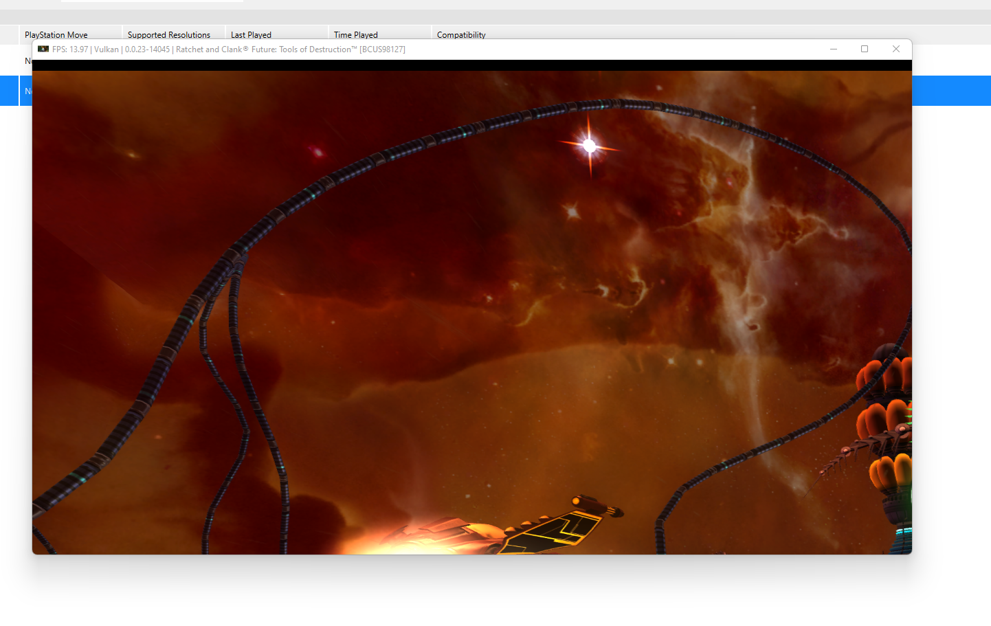 Ratchet and Clank: Tools of Destruction freeze in spaceship · Issue #12501 · RPCS3/rpcs3 · GitHub