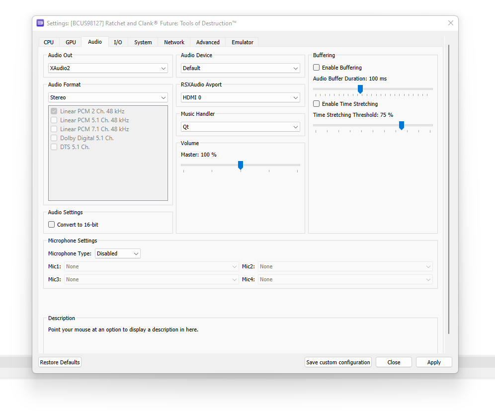 Ratchet and Clank: Tools of Destruction freeze in spaceship · Issue #12501 · RPCS3/rpcs3 · GitHub