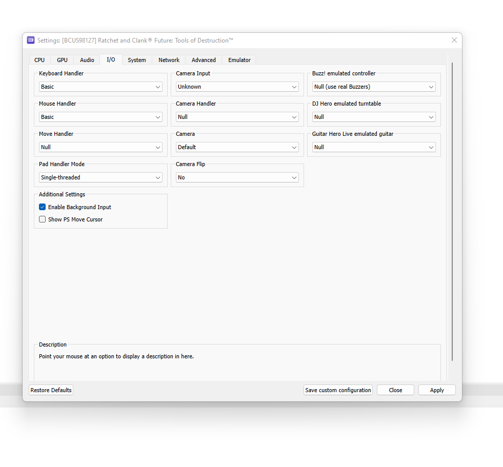 Ratchet and Clank: Tools of Destruction freeze in spaceship · Issue #12501 · RPCS3/rpcs3 · GitHub