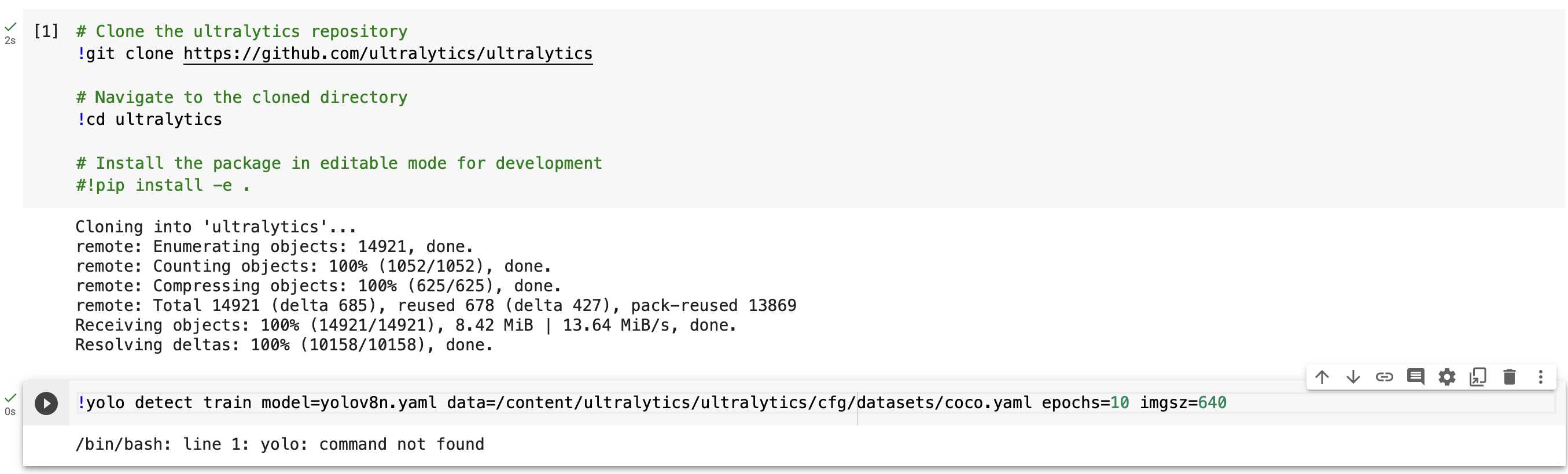 How to Train YOLOv8 after installing via git clone route · Issue #4570 ...
