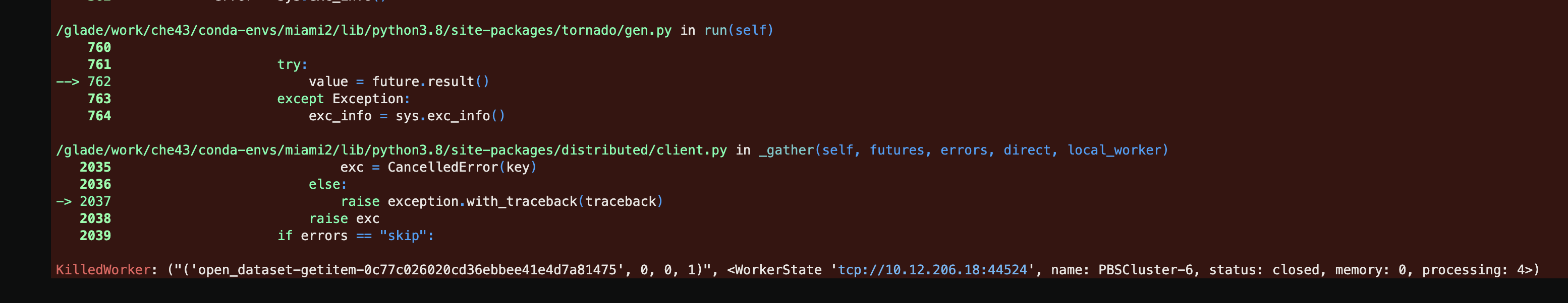 Usage of RAM will explode when performing calculation on files processed by kerchunk · Issue ...