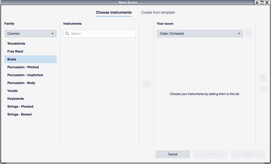 [MU4 Issue] No instruments in New Score window · Issue #11575 · musescore/MuseScore · GitHub
