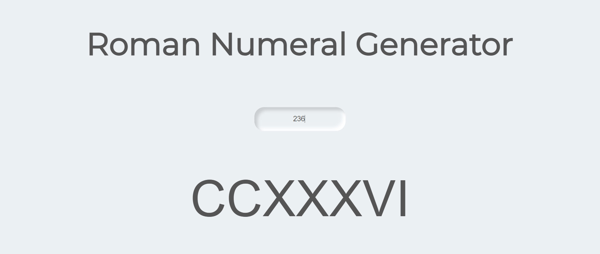 GitHub DanRalph roman numeral generator Roman Numeral Generator