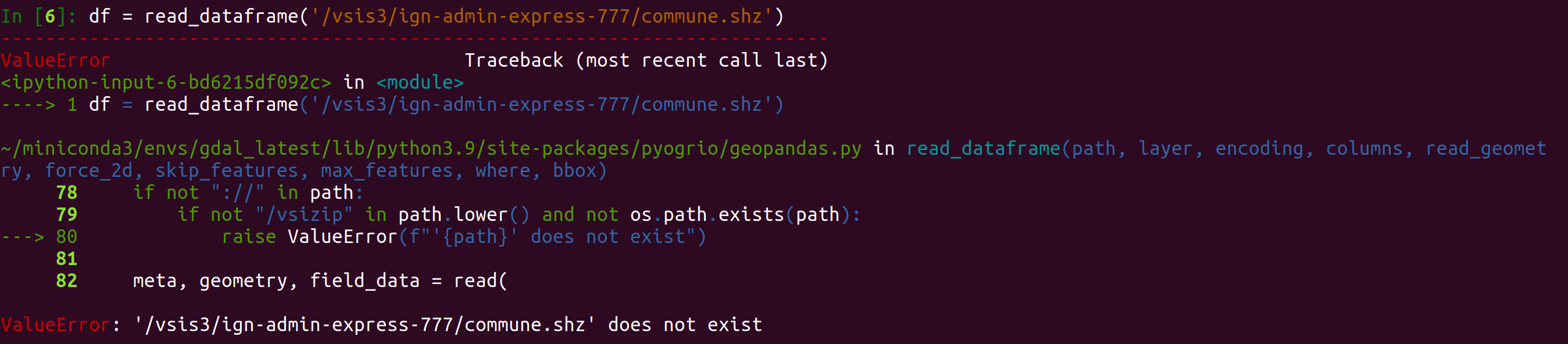 Consuming remotely shz issues · Issue #178 · geopandas/pyogrio · GitHub